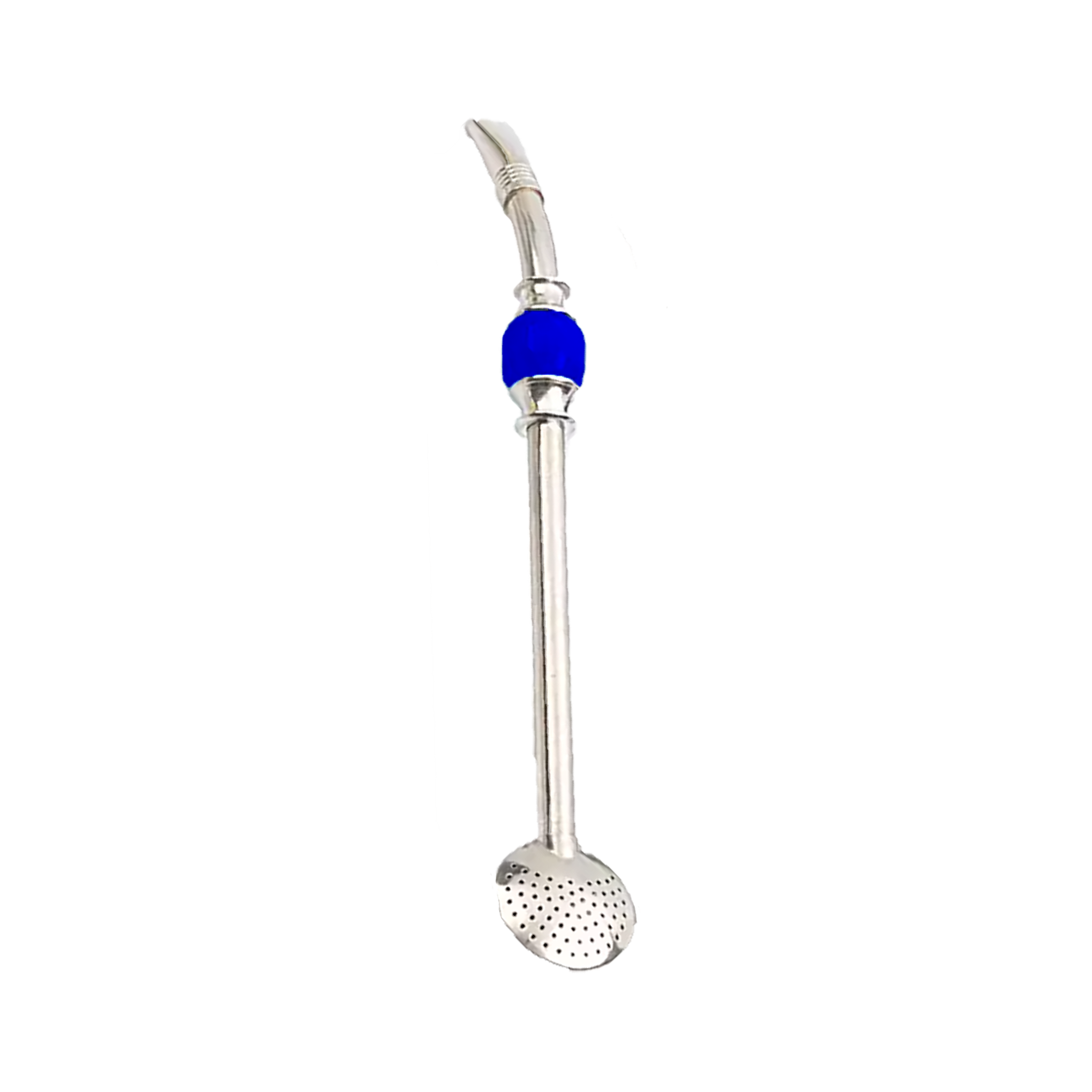Stainless Steel Bombilla (Royal Blue Stone) – Mateman.store